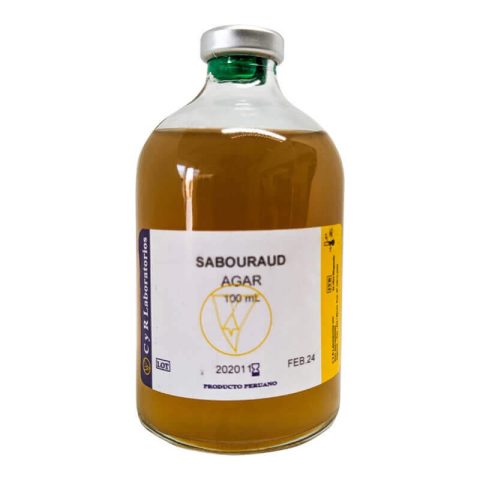 Agar Sabouraud x 100ml - SAP:141010040 - JAMPAR
