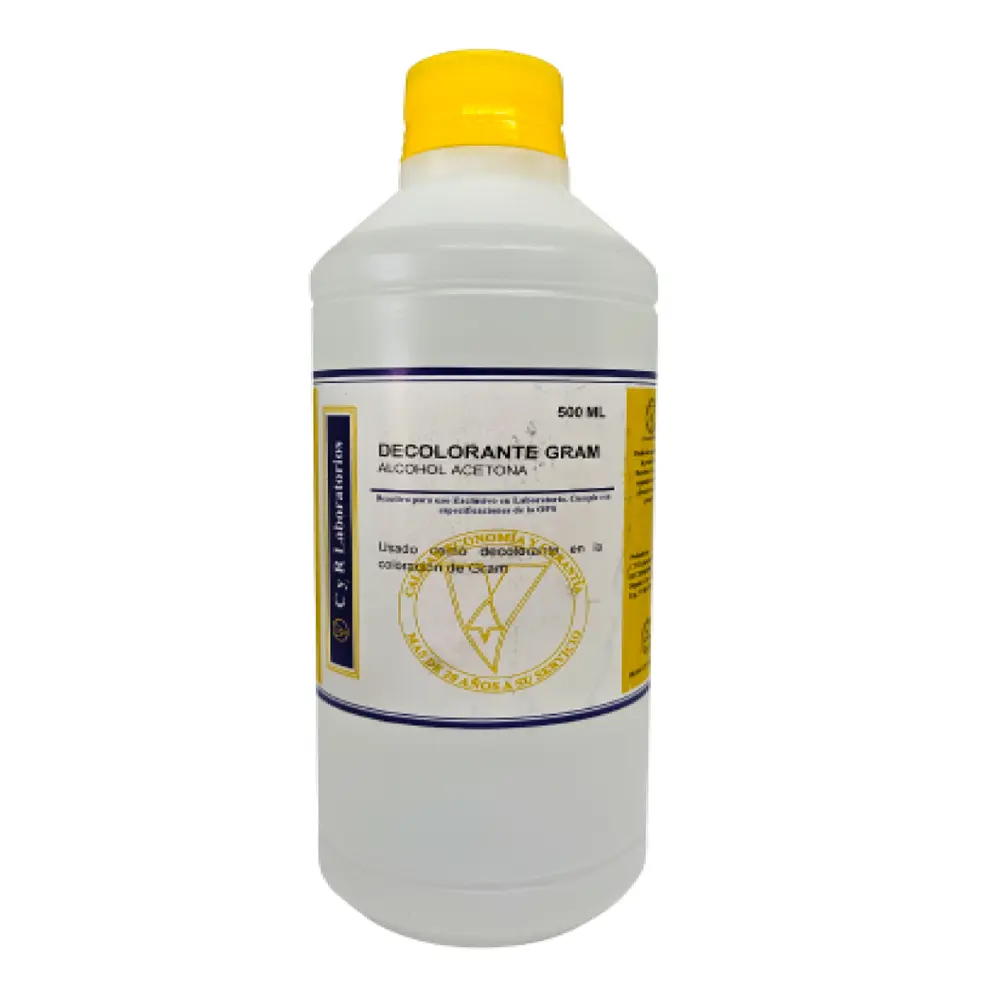 Alcohol Acetona x 500ml (Decolorante Gram) - SAP:141010058 - JAMPAR