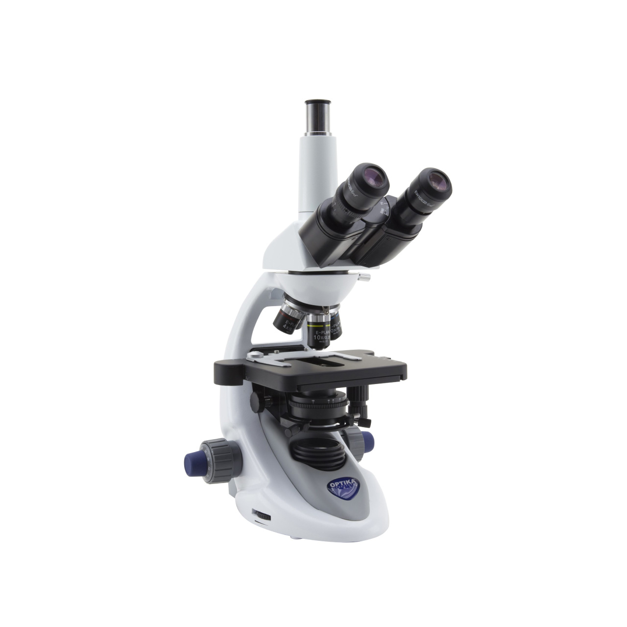 MICROSCOPIO TRINOCULAR LED PLANO AL INFINITO 1000X IOS MODELO B-293 PLI ...